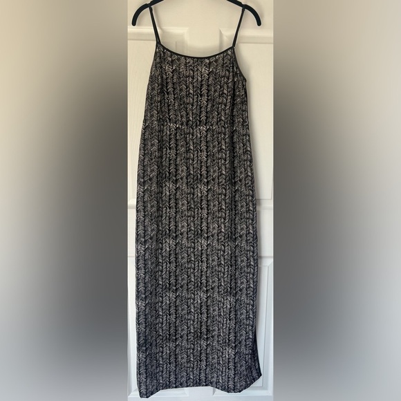 LOFT | Dresses | Loft Black And White Maxi Slip Dress | Poshmark